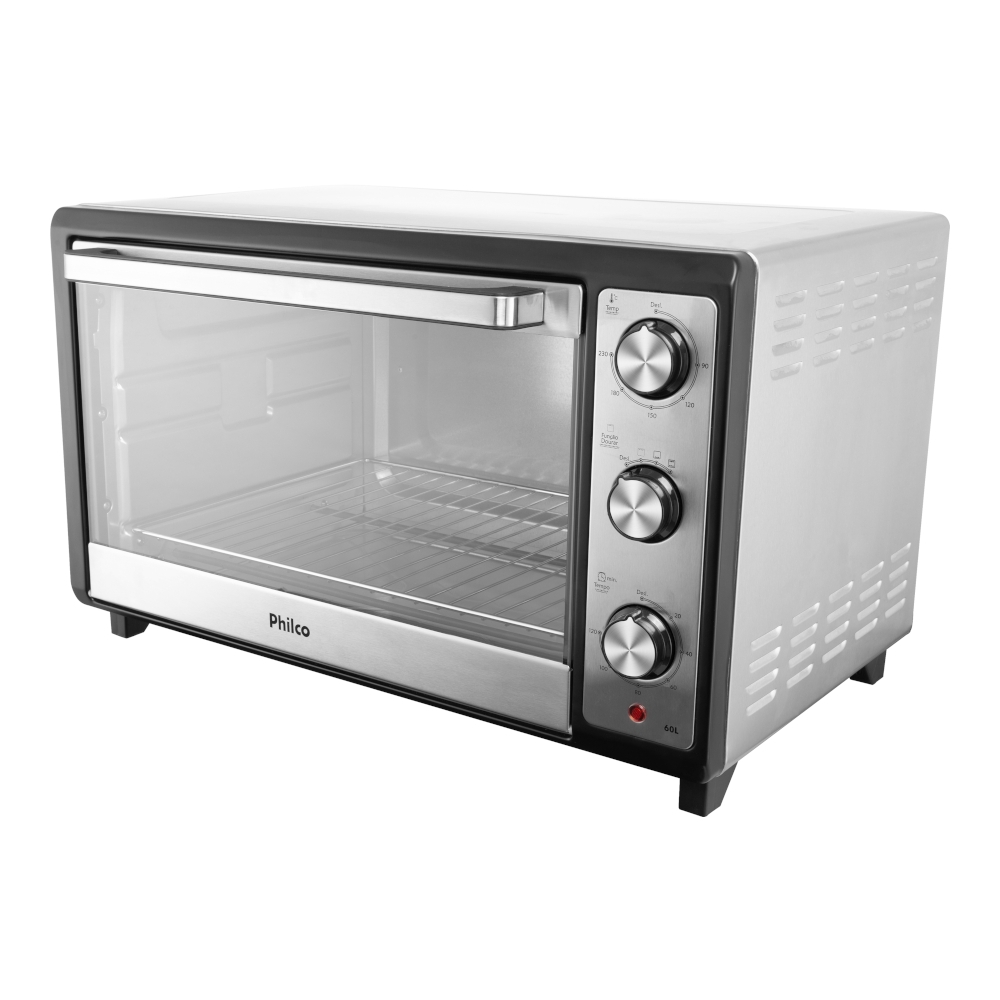 Forno Elétrico Philco PFE60I 60 Litros Preto/Inox | Schumann