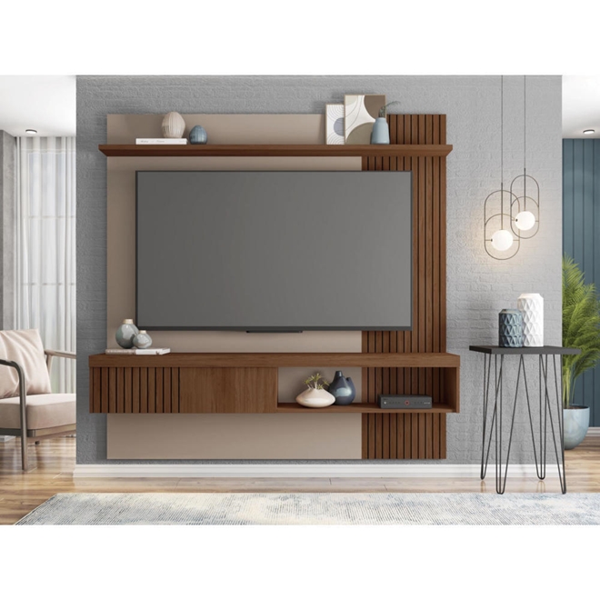 Painel para TV até 65 Polegadas 1,80m Caemmun Jade | Schumann