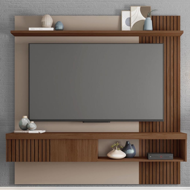 Painel para TV até 65 Polegadas 1,80m Caemmun Jade Multisom
