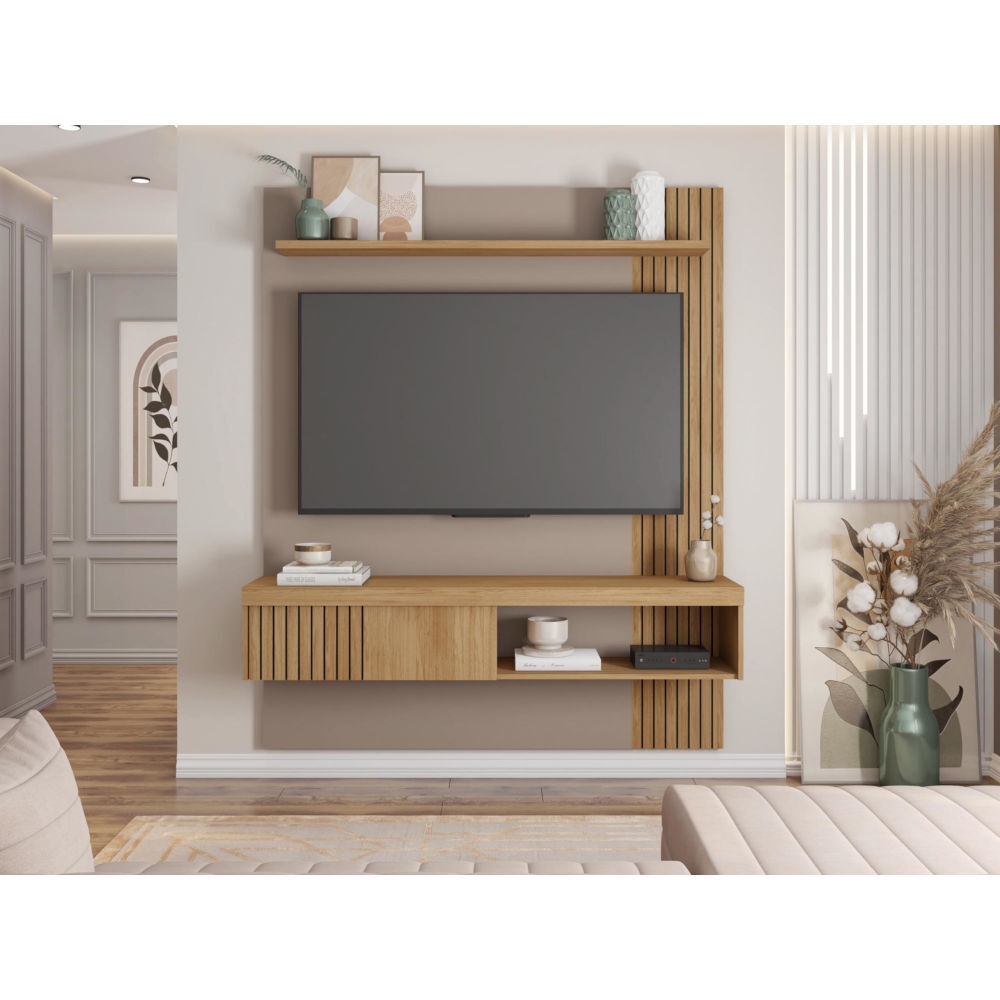 Painel para TV até 55 Polegadas 1,50m Caemmun Jade | Schumann