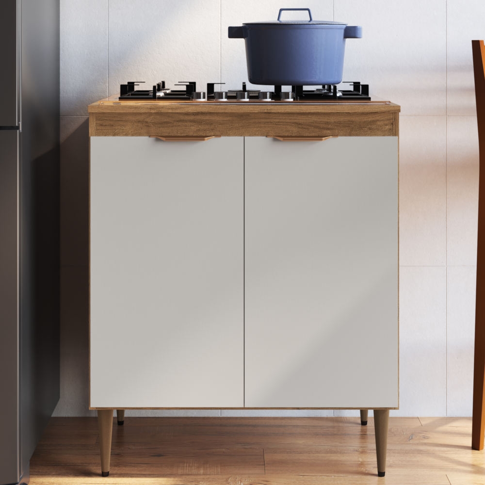 Balcão para Cooktop 2 Portas Delmarco Veneza | Schumann