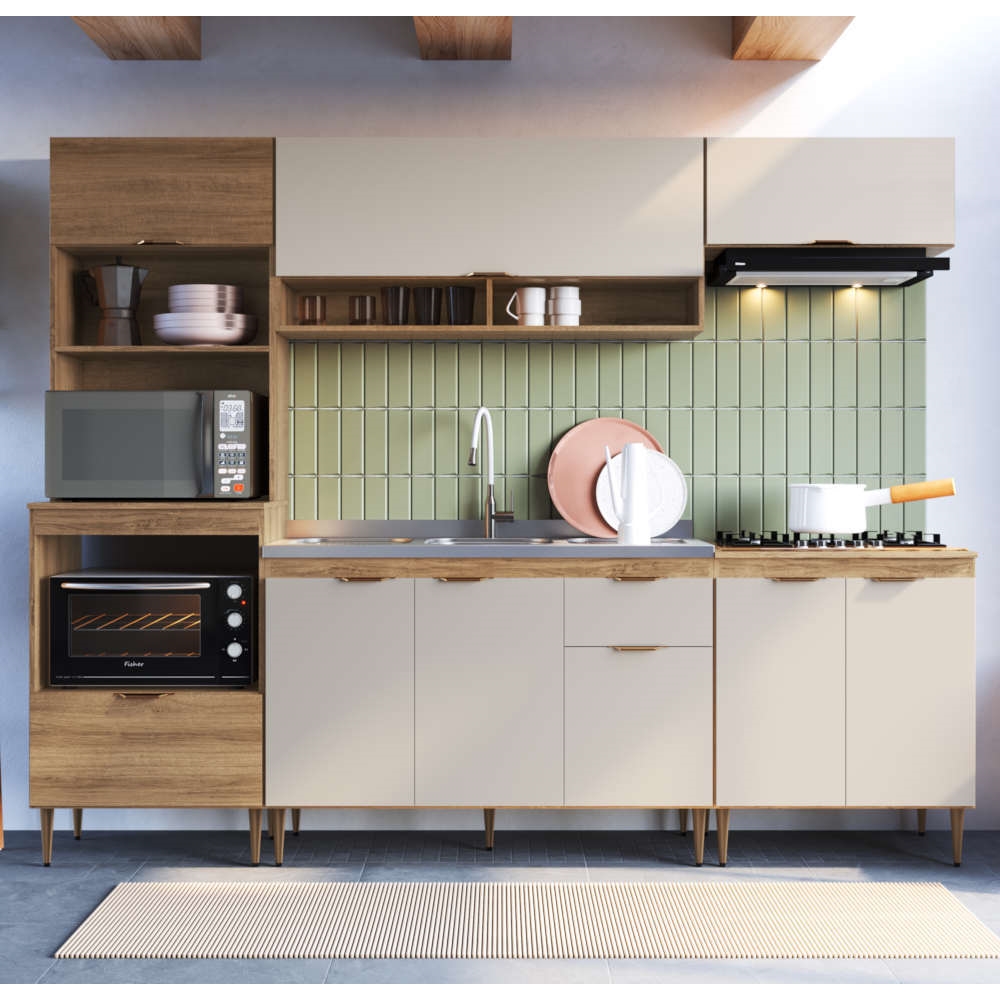 Cozinha Completa 9 Portas 1 Gaveta Delmarco Veneza | Schumann