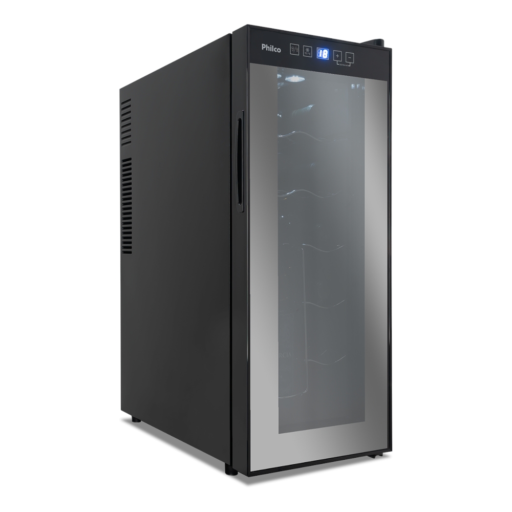 Adega Philco 12 Garrafas com Display Digital PAD12E | Schumann