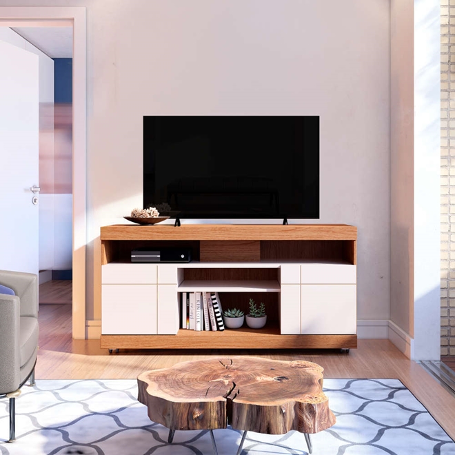 Rack para TV até 60 Polegadas 1,36m Colibri Yara | Schumann