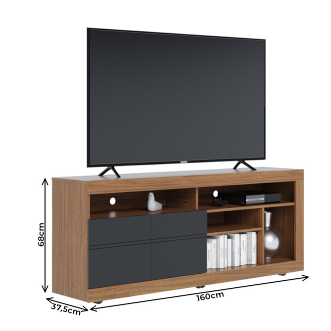 Rack para TV até 60 Polegadas 1,6m Colibri Inajá | Schumann