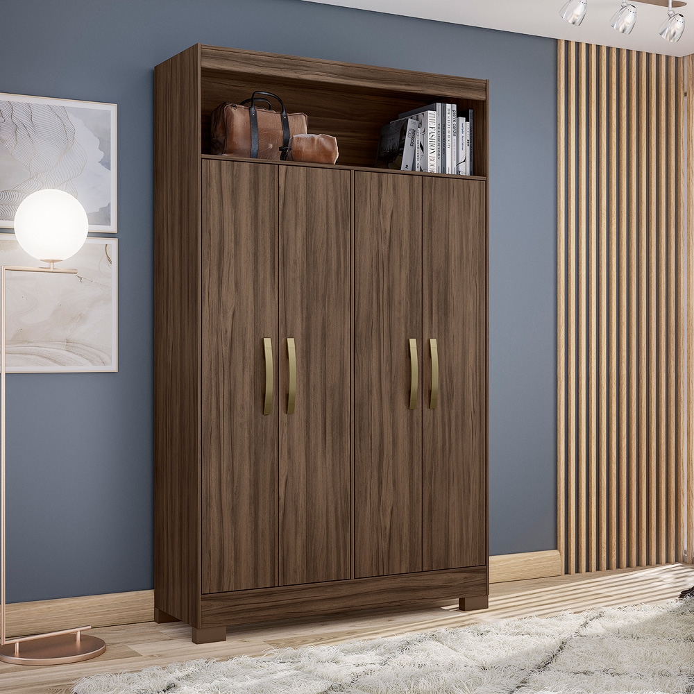 Armário Multiúso 4 Portas e 1 Nicho Notável NT 4030 | Schumann