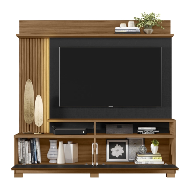 Estante Home para TV até 60 Polegadas 1,83m 2 Portas e Multisom