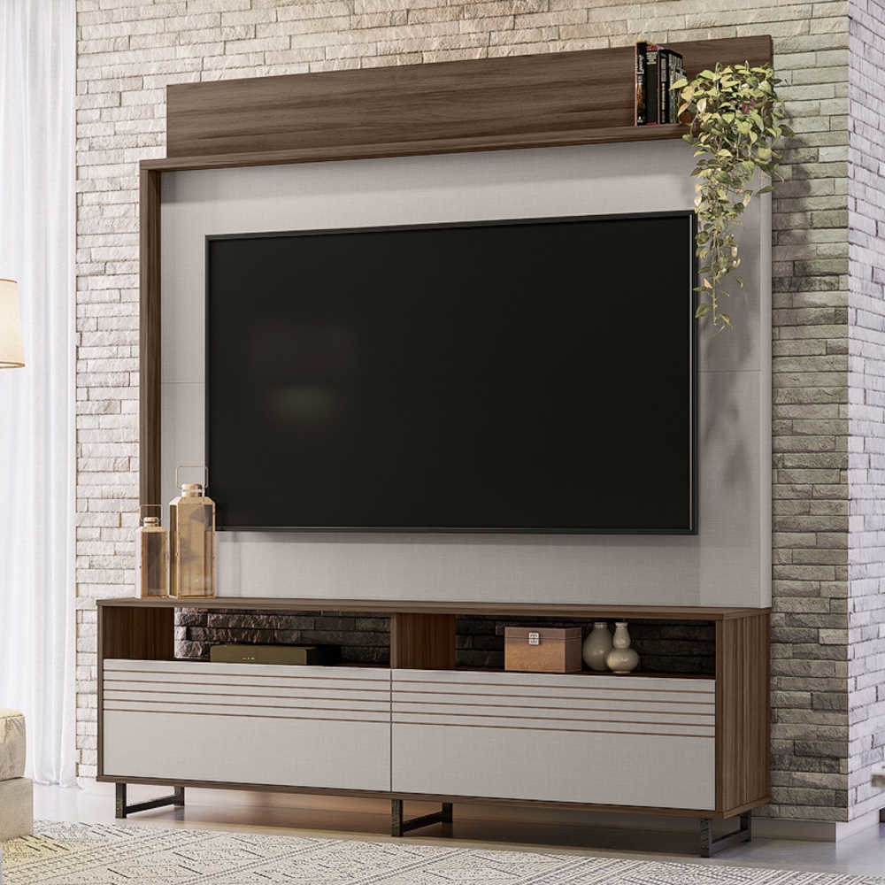Estante Home para TV até 65 Polegadas 160cm 2 Portas e | Schumann