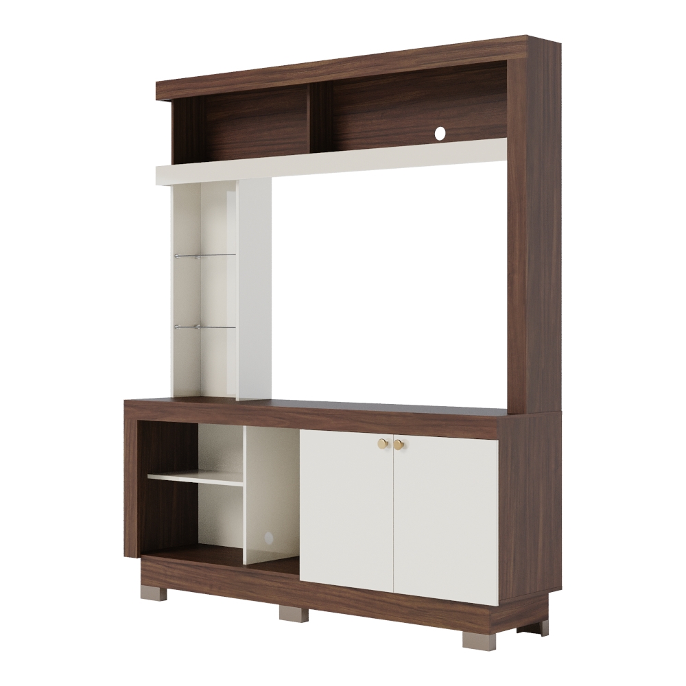 Estante Home para TV até 50 Polegadas 1,6m 2 Portas e | Schumann