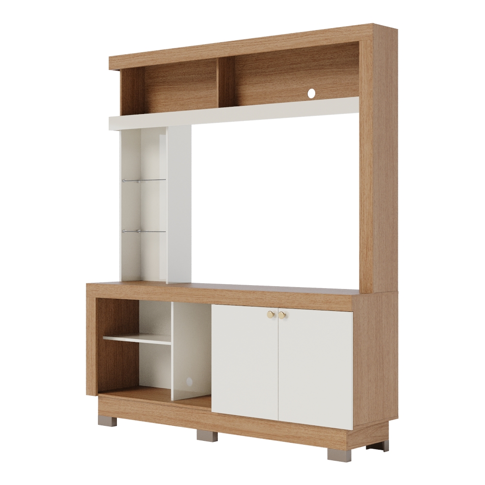 Estante Home para TV até 50 Polegadas 1,6m 2 Portas e | Schumann