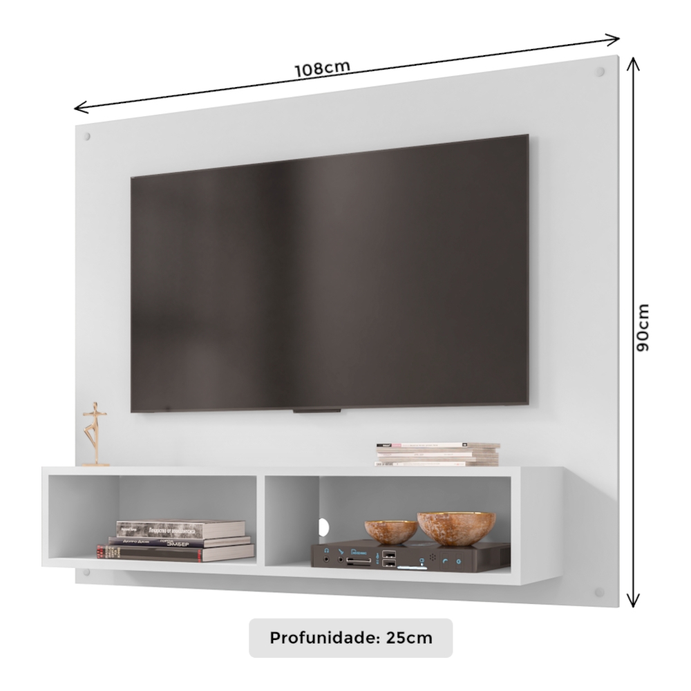 Painel para TV até 43 Polegadas 1,08m Bechara Viena | Schumann