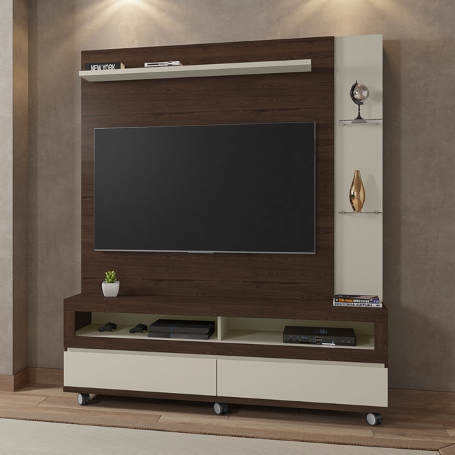 Estante Home para TV 65 Polegadas 1,6m 3 Prateleiras B | Schumann