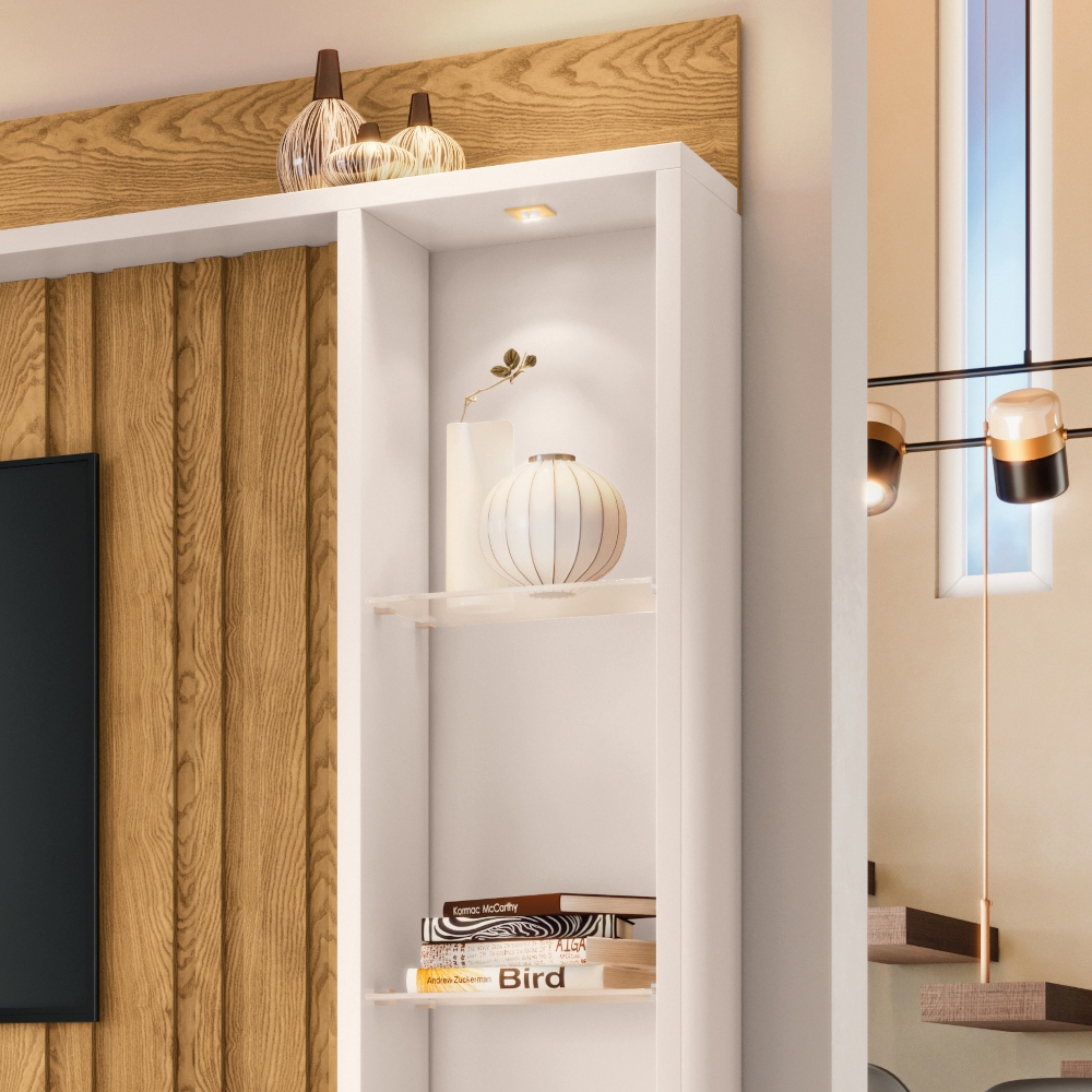 Estante Home para TV até 60 Polegadas 2m 4 Portas e 3 | Schumann