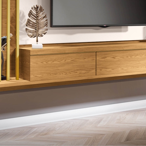 Painel para TV até 70 Polegadas 2,2m com LED HB Móveis | Schumann