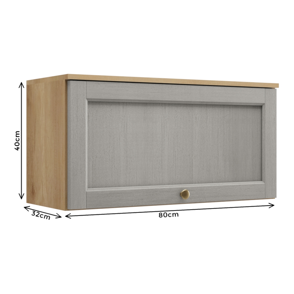 Armário Aéreo 80cm 1 Porta Basculante THB Royal | Schumann