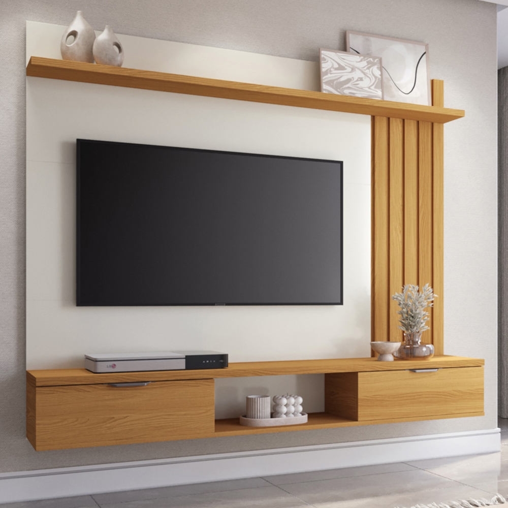 Painel para TV até 55 Polegadas 1,60m HB Móveis Lets | Schumann