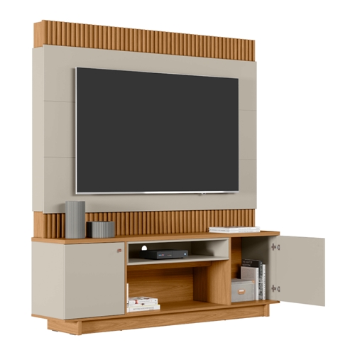 Estante Home para TV até 75 Polegadas 1,8m 2 Portas Li | Schumann