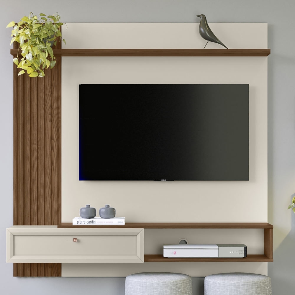 Painel para TV até 55 Polegadas 1,33m Linea Brasil Alv | Schumann