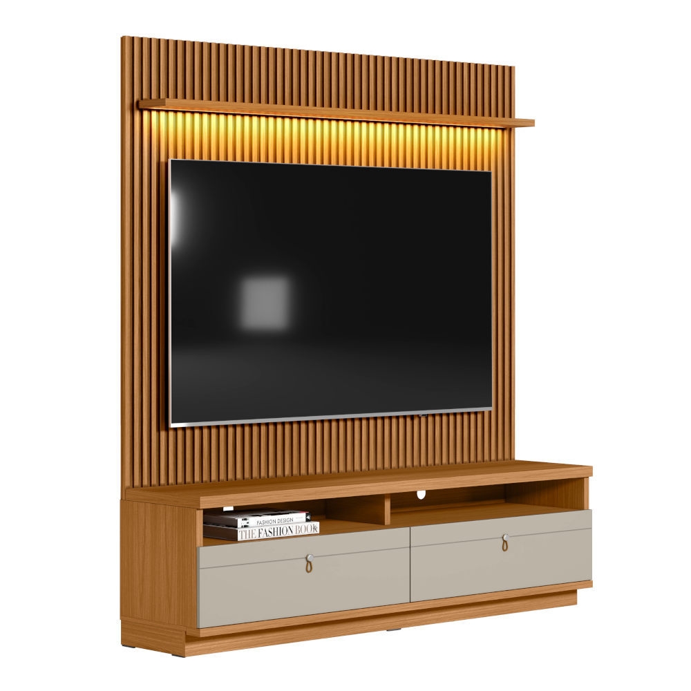 Rack com Painel para TV até 75 Polegadas Linea Brasil | Schumann