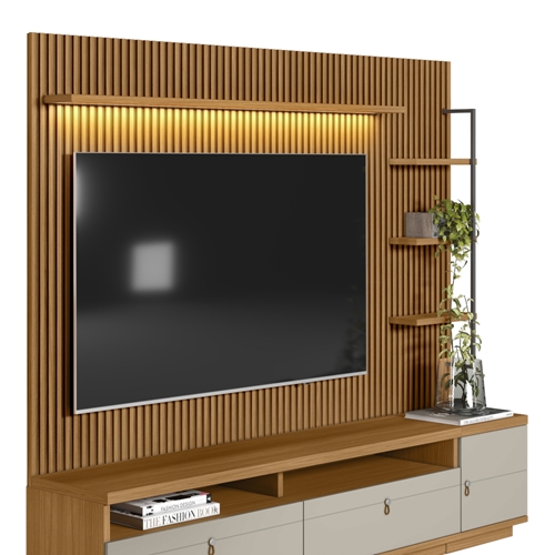 Rack com Painel para TV até 75 Polegadas com LED Linea | Schumann