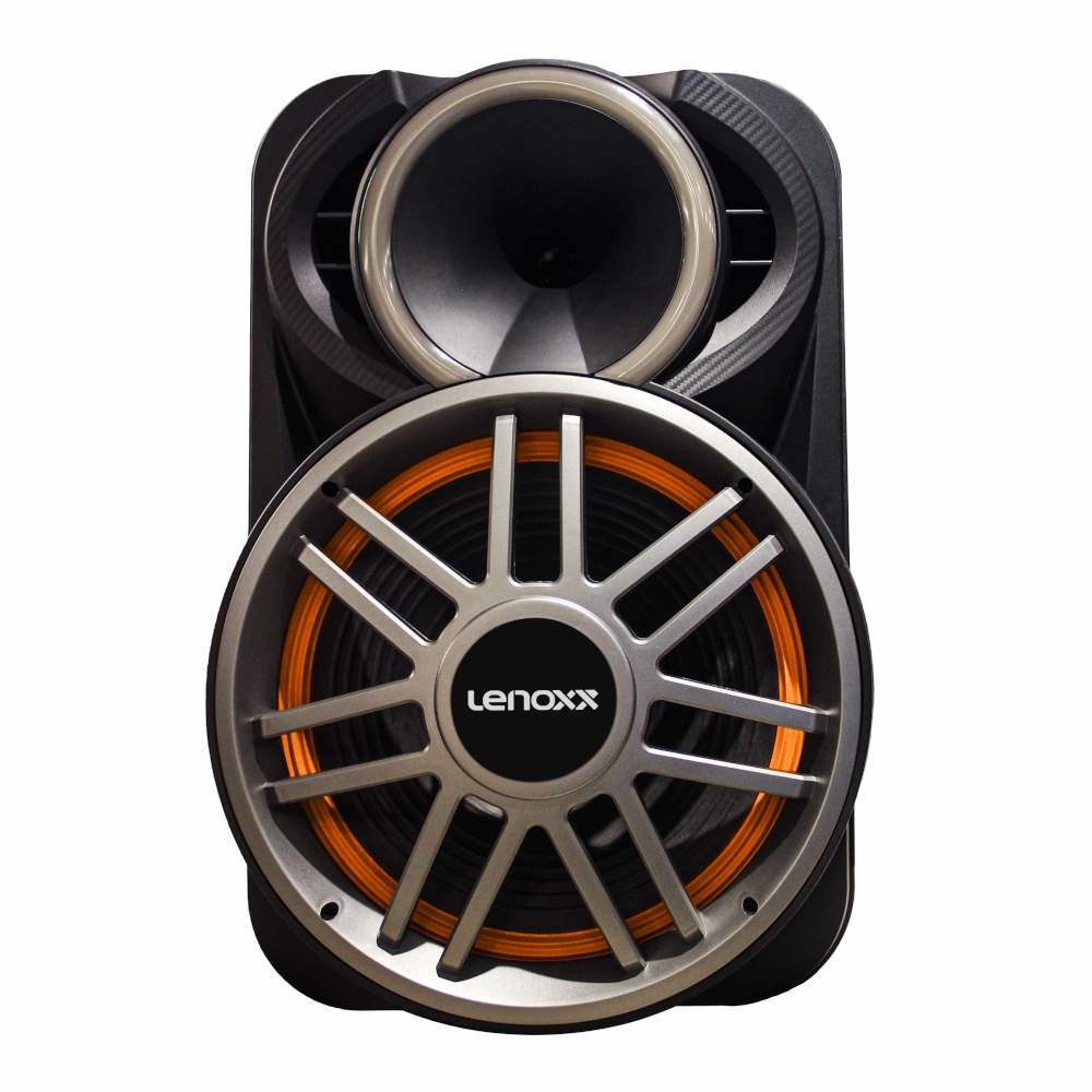 Caixa de Som Amplificada Lenox LCA15 c/LED 900W RMS Pr Multisom