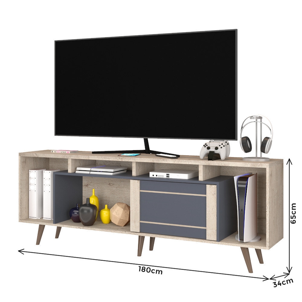 Rack para TV até 75 Polegadas 1,8m Atualle Roma | Schumann