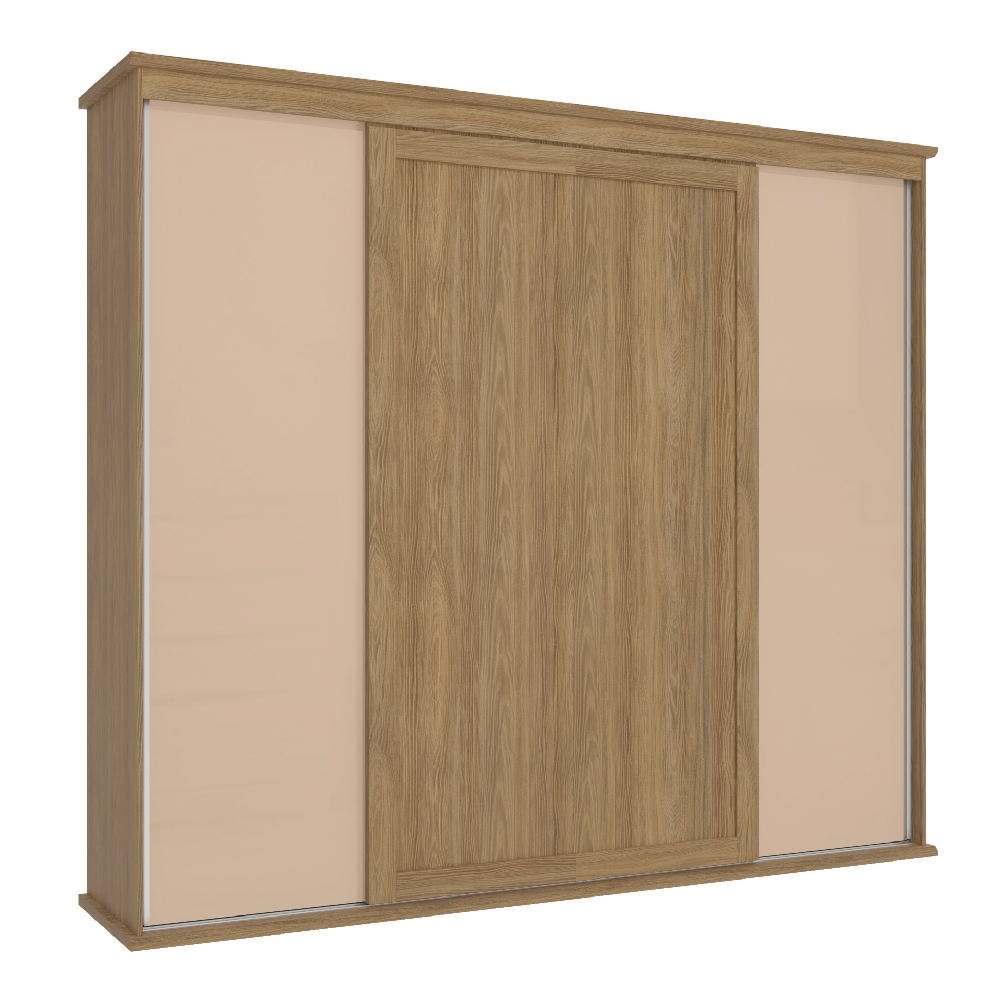 Guarda-Roupa Casal 4 Portas de Correr 4 Gavetas Kappes | Schumann