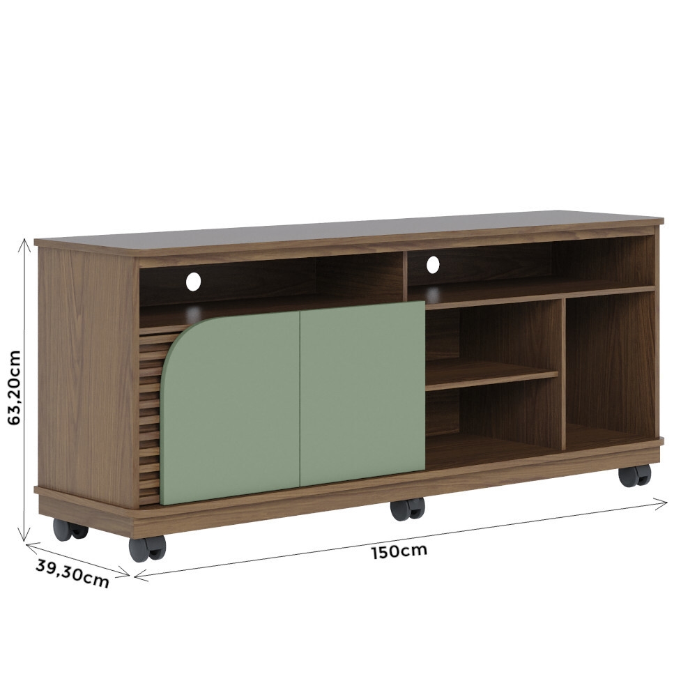 Rack para TV até 65 Polegadas 1,5m Colibri Jurerê | Schumann