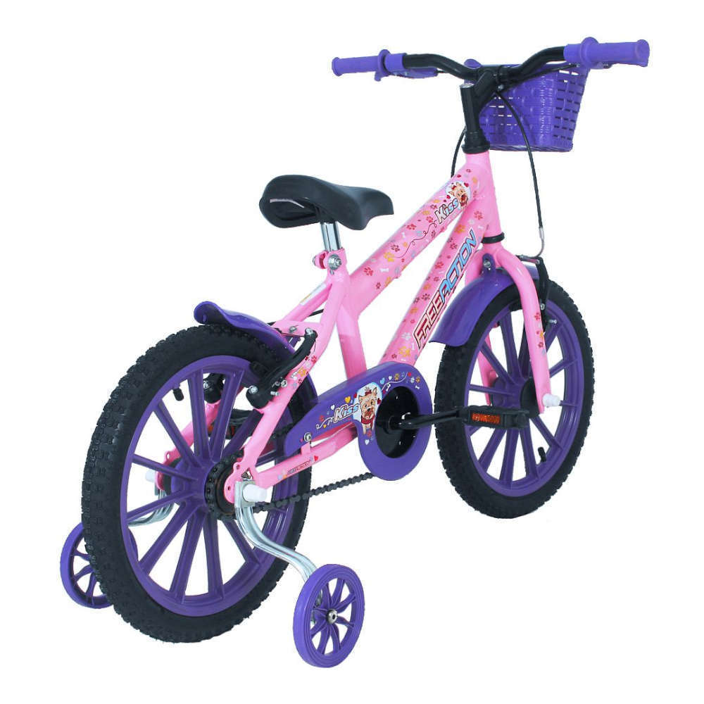 Bicicleta Infantil Aro 16 com Rodinhas Free Action Kis | Schumann